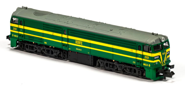 ≫ Locomotora Renfe 321 en escala N realizada por MFTrain